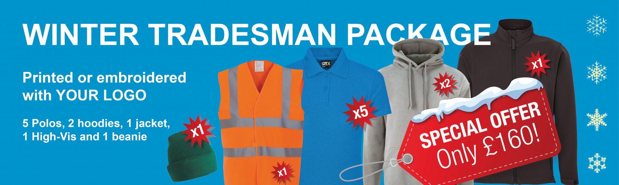 Winter Tradesman Clothing Package £160 | Sussex Clothing