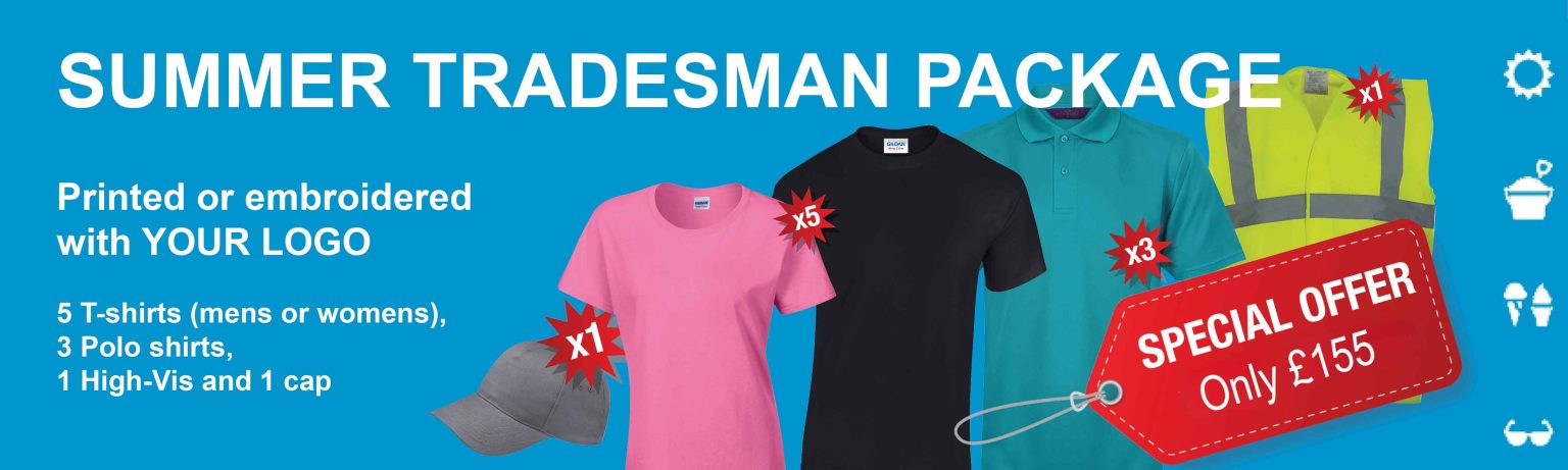 Tradesman summer clothing package only £125 | Sussex Clothing